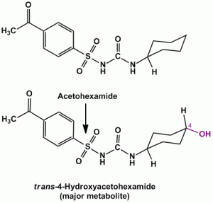 Metabolism of Acetohexamide | PharmaXChange.info